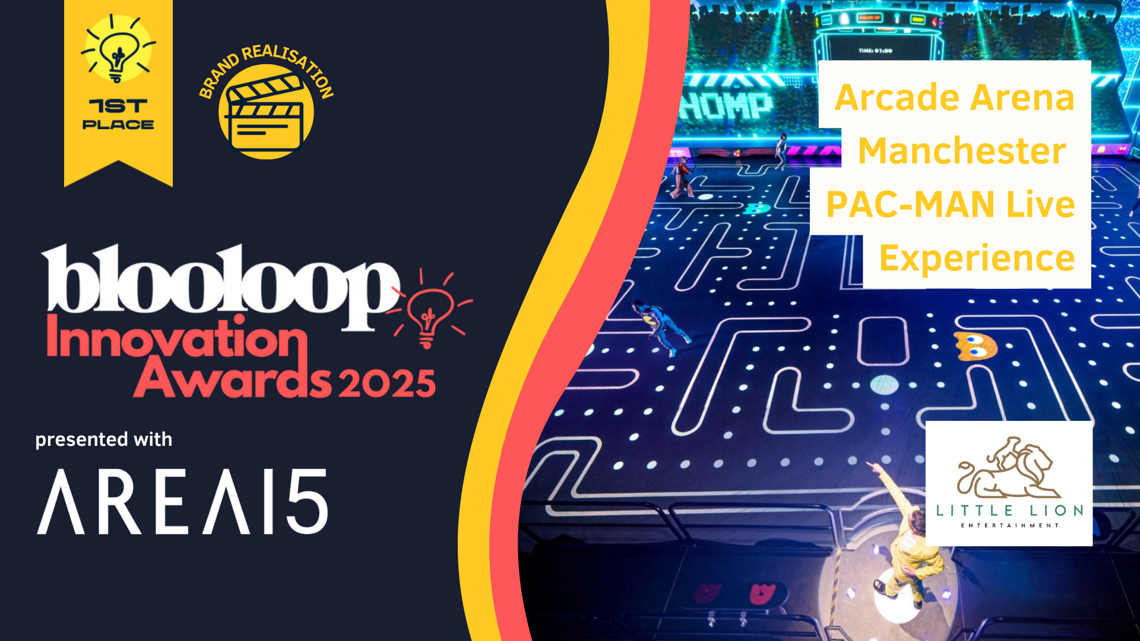 PAC-MAN Live Wins at the blooloop Innovation Awards 2025